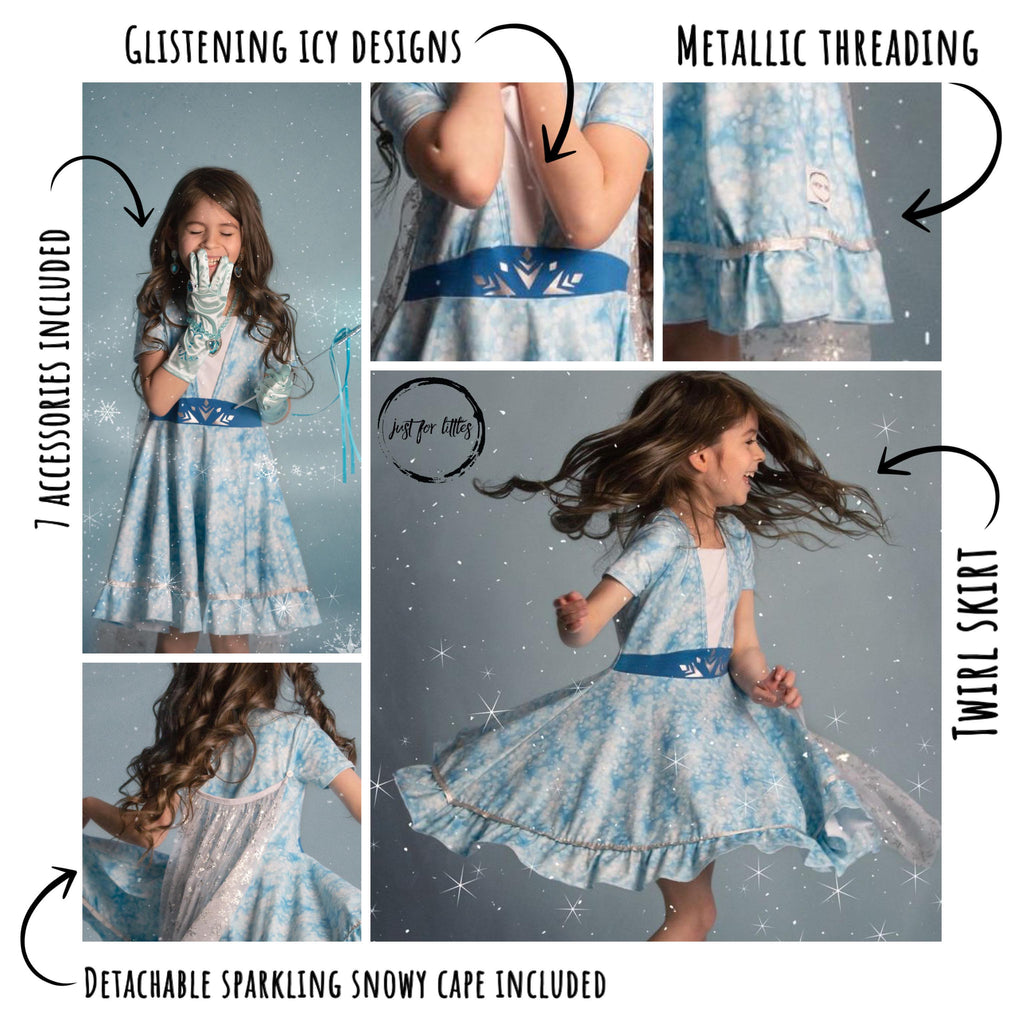 Winter Princess Twirl Dress – Just For Littles®️